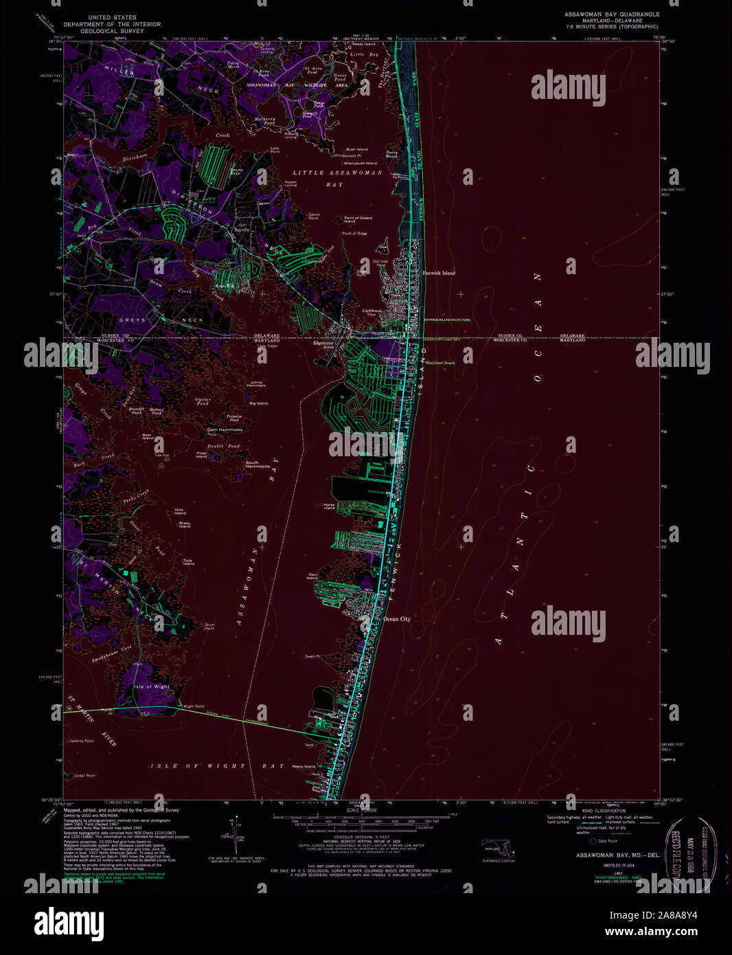 Assawoman bay hi-res stock photography and images - Alamy