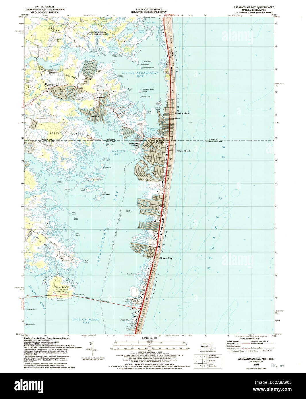 Assawoman bay hi-res stock photography and images - Alamy