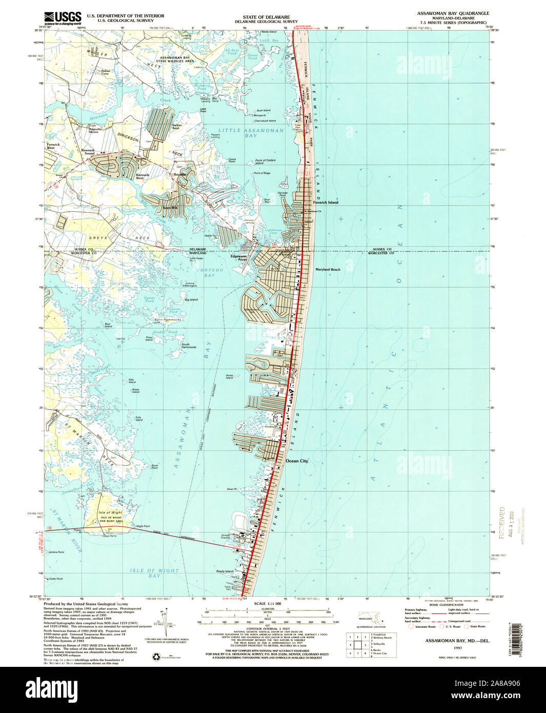 Assawoman bay hi-res stock photography and images - Alamy