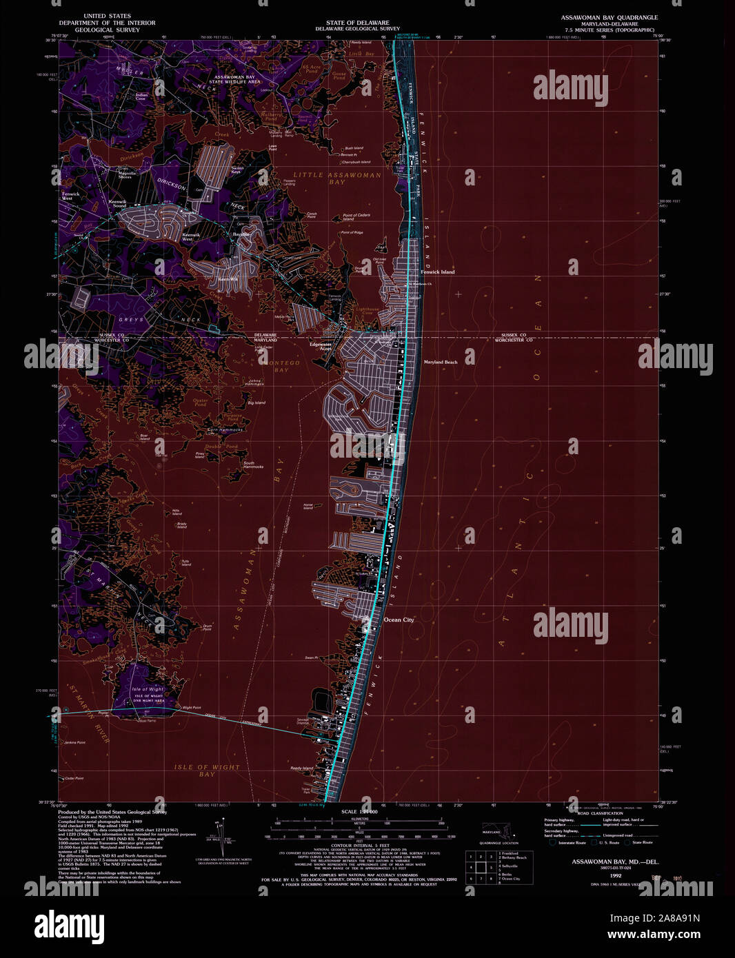 Assawoman bay hi-res stock photography and images - Alamy