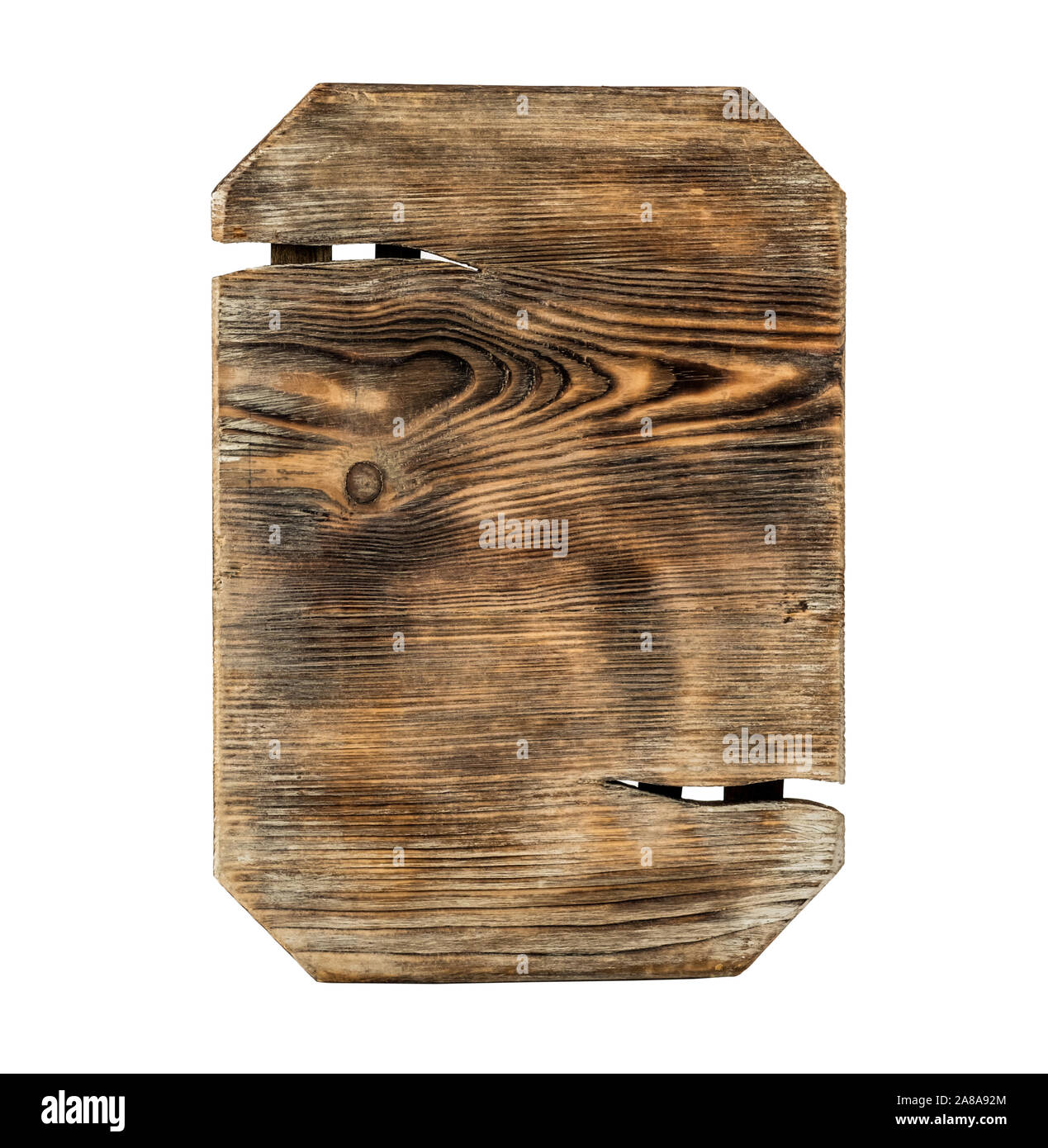 wooden cooking board isolated on a white background Stock Photo - Alamy
