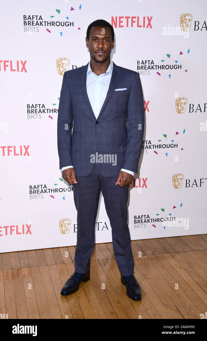Abubakar Salim arriving for the annual BAFTA Breakthrough Brit Party at ...