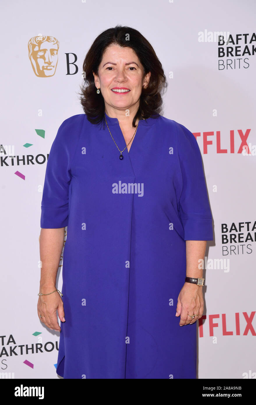 Pippa Harris arriving for the annual BAFTA Breakthrough Brit Party at ...