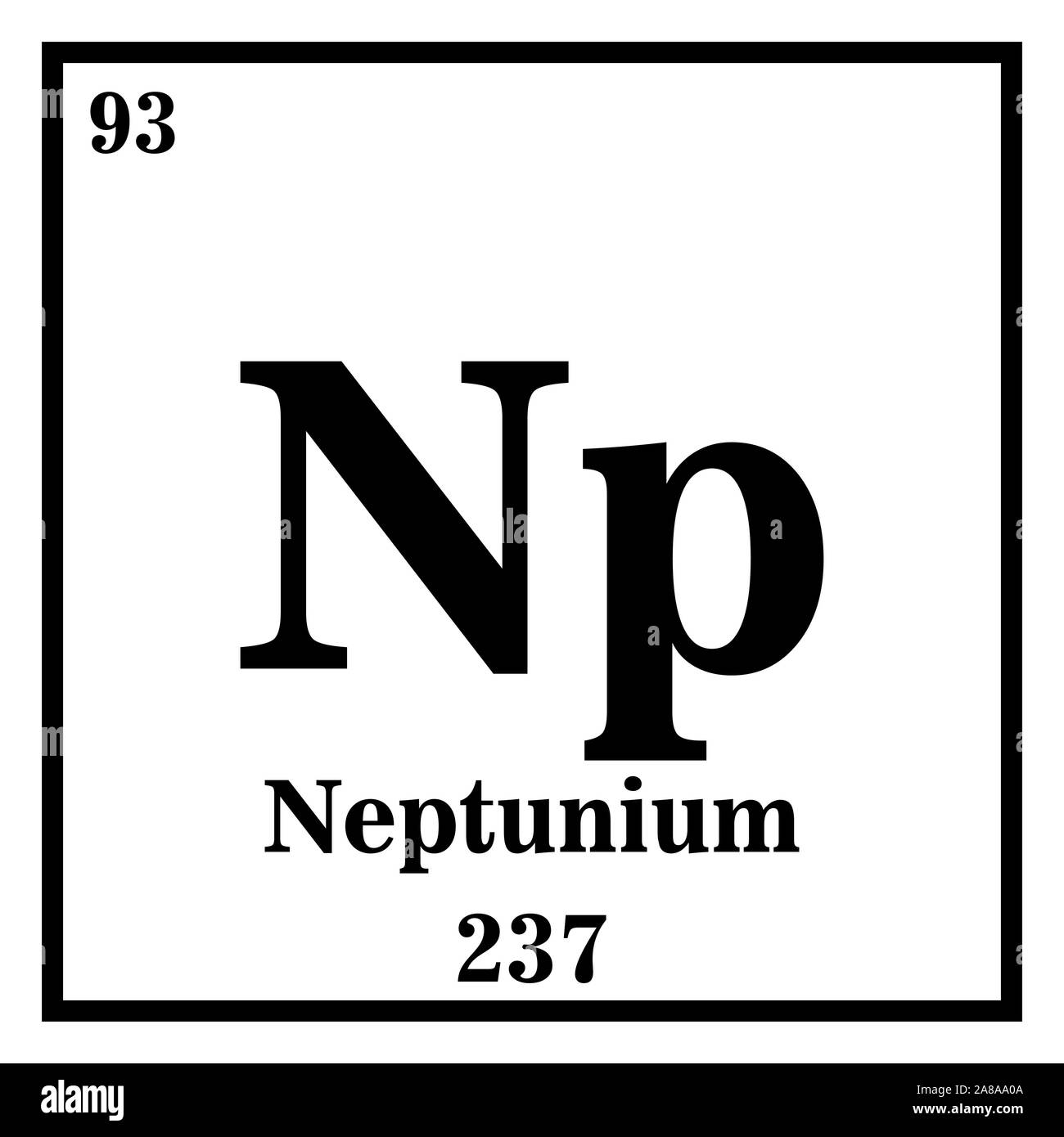 Neptunium Symbol