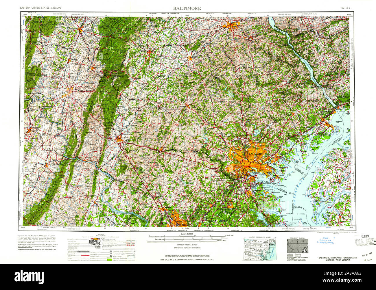 Baltimore map Cut Out Stock Images & Pictures - Alamy