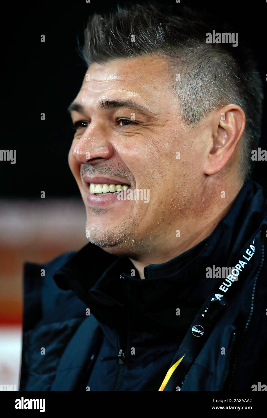 Partizan Belgrade manager Savo Milosevic before the UEFA Europa League ... Partizan Belgrade manager Savo Milosevic before the UEFA Europa League ...