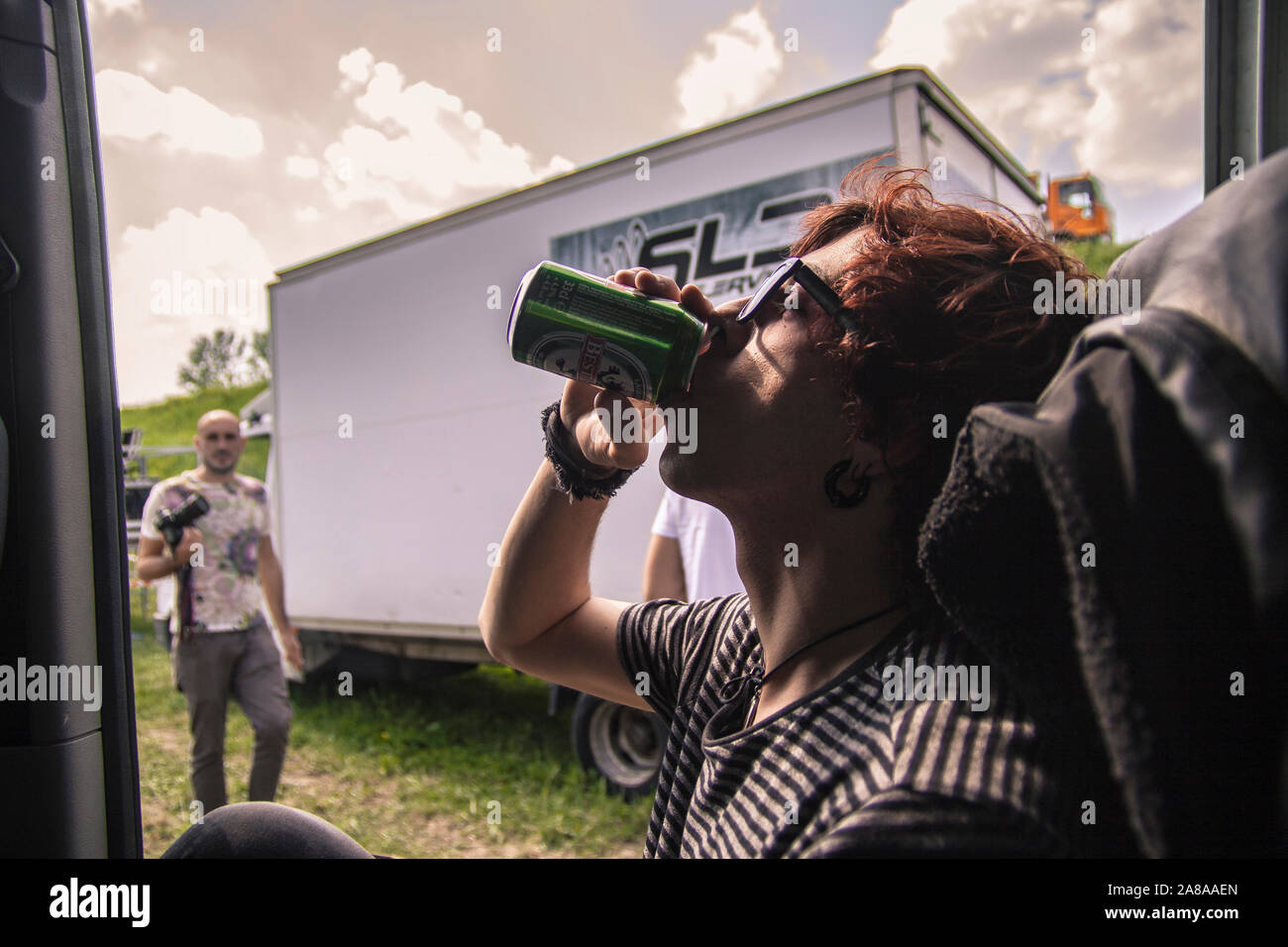 Group of boys drinking at pub hi-res stock photography and images - Alamy