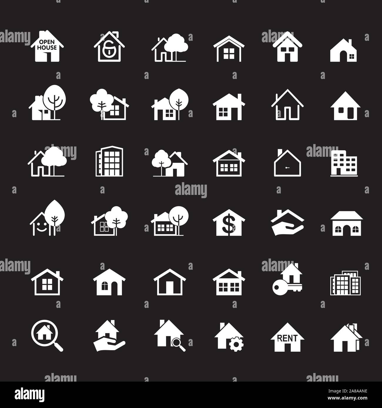 Logo apartment vector vectors hi-res stock photography and images - Alamy