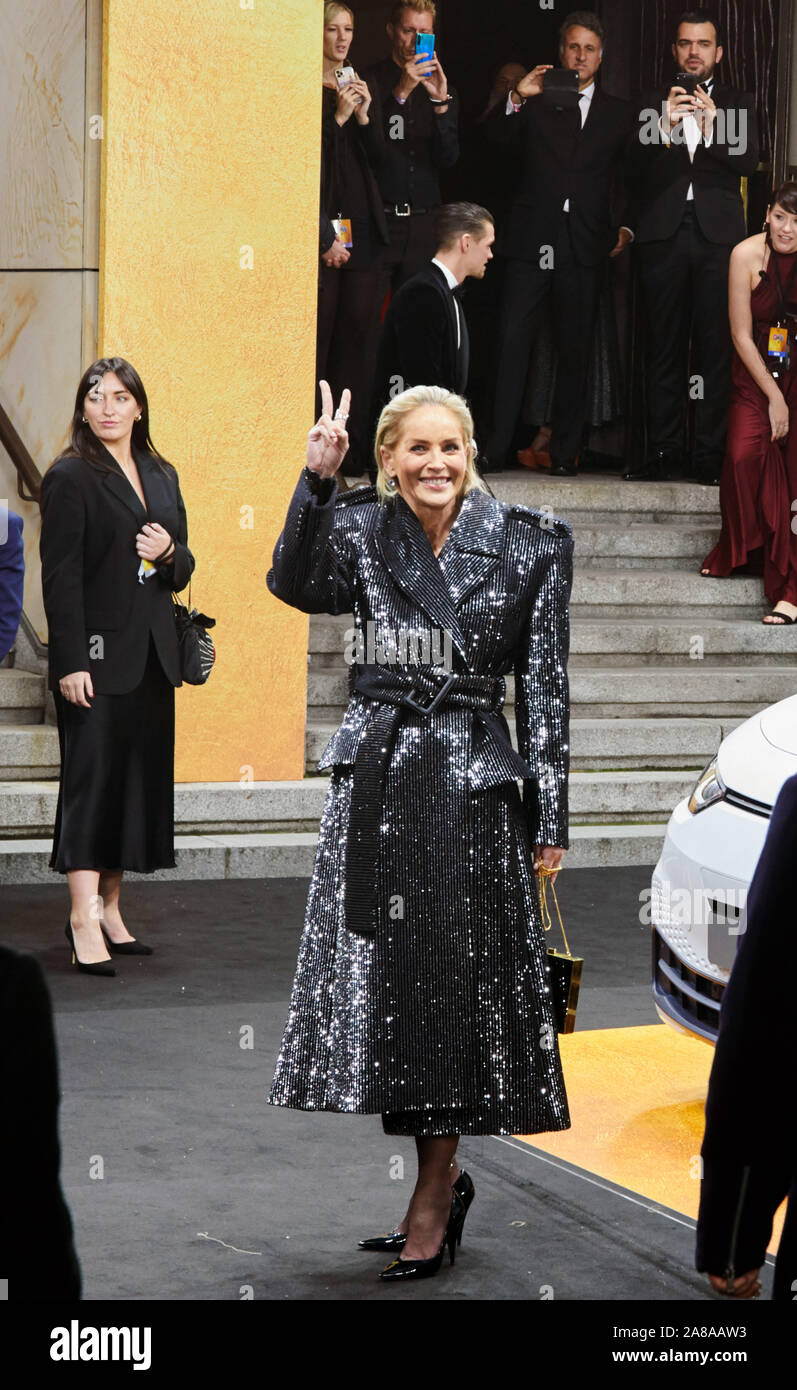 Berlin, Germany. 07th Nov, 2019. Sharon Stone, actress from the USA ...