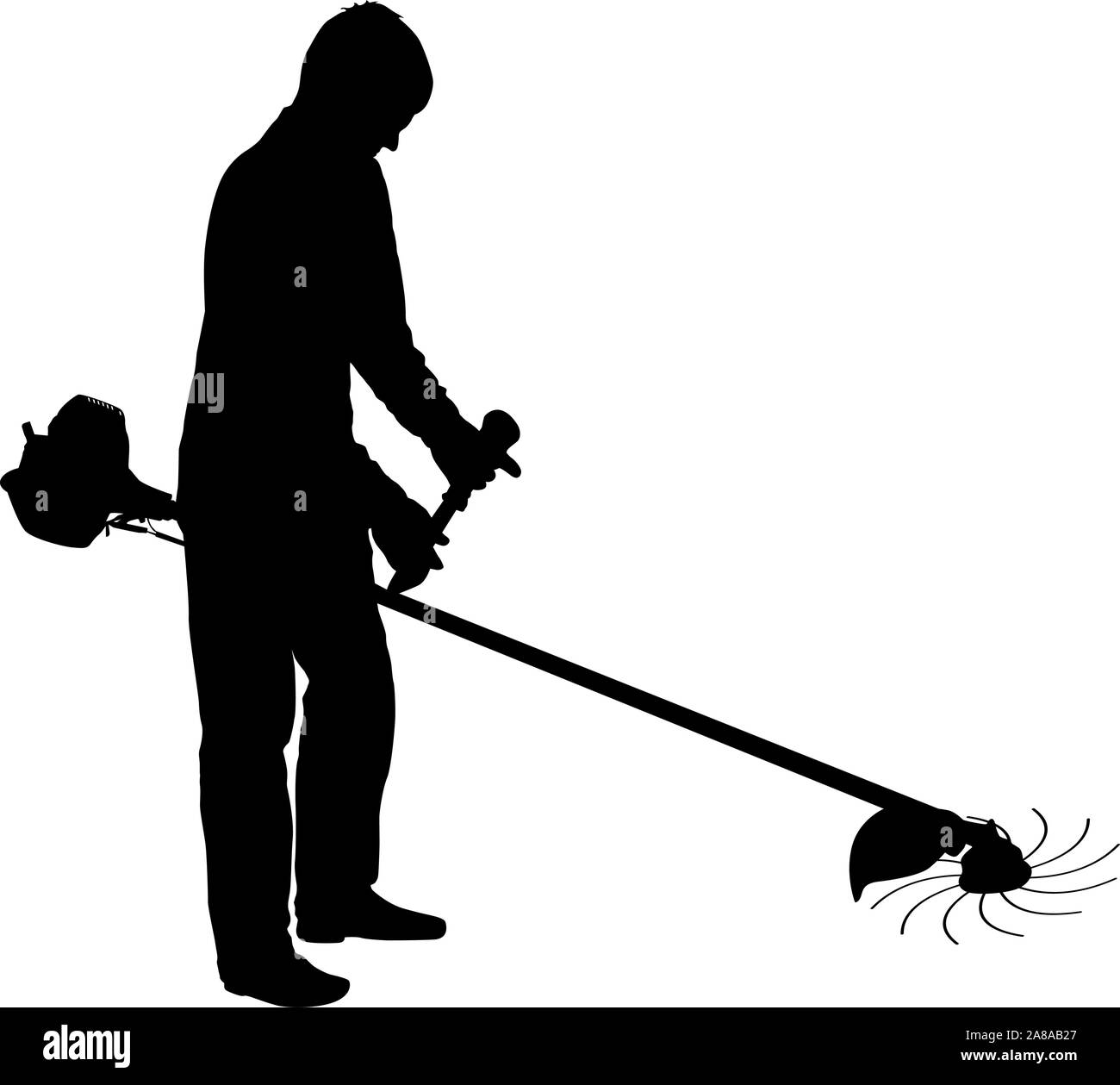 Weed Wacker Vector