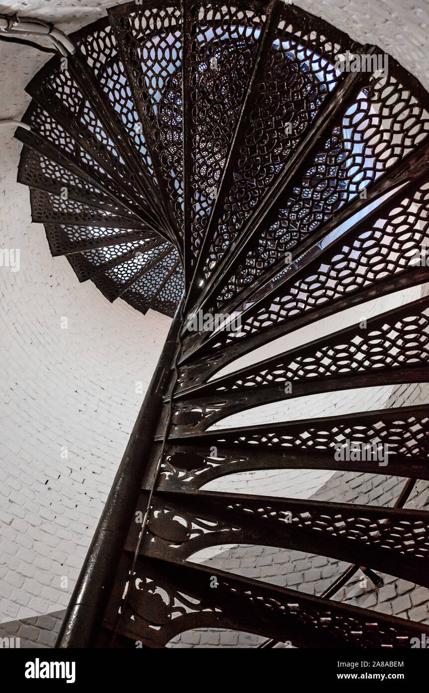 Lighthouse spiral staircase hi-res stock photography and images - Alamy