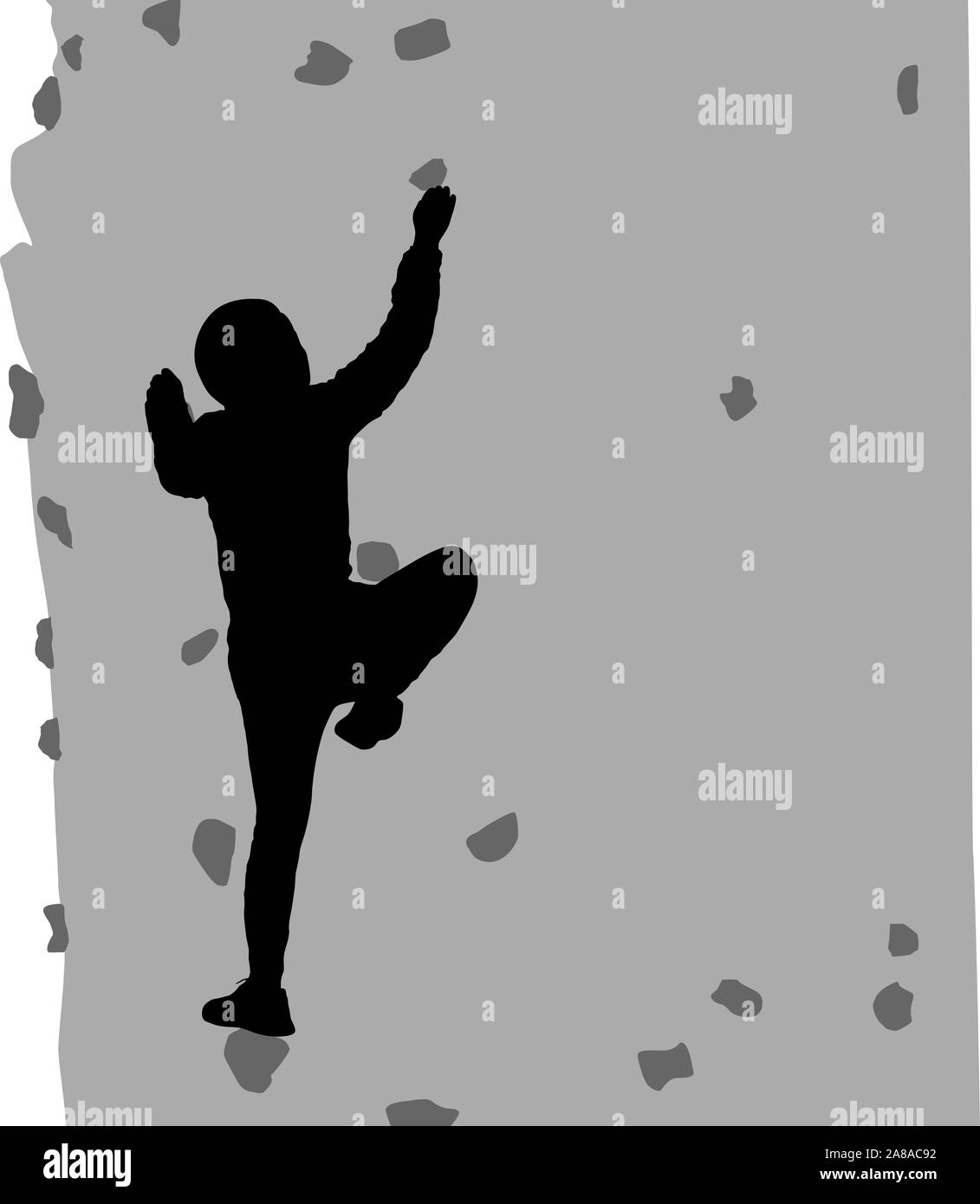 Kids Climbing Silhouette