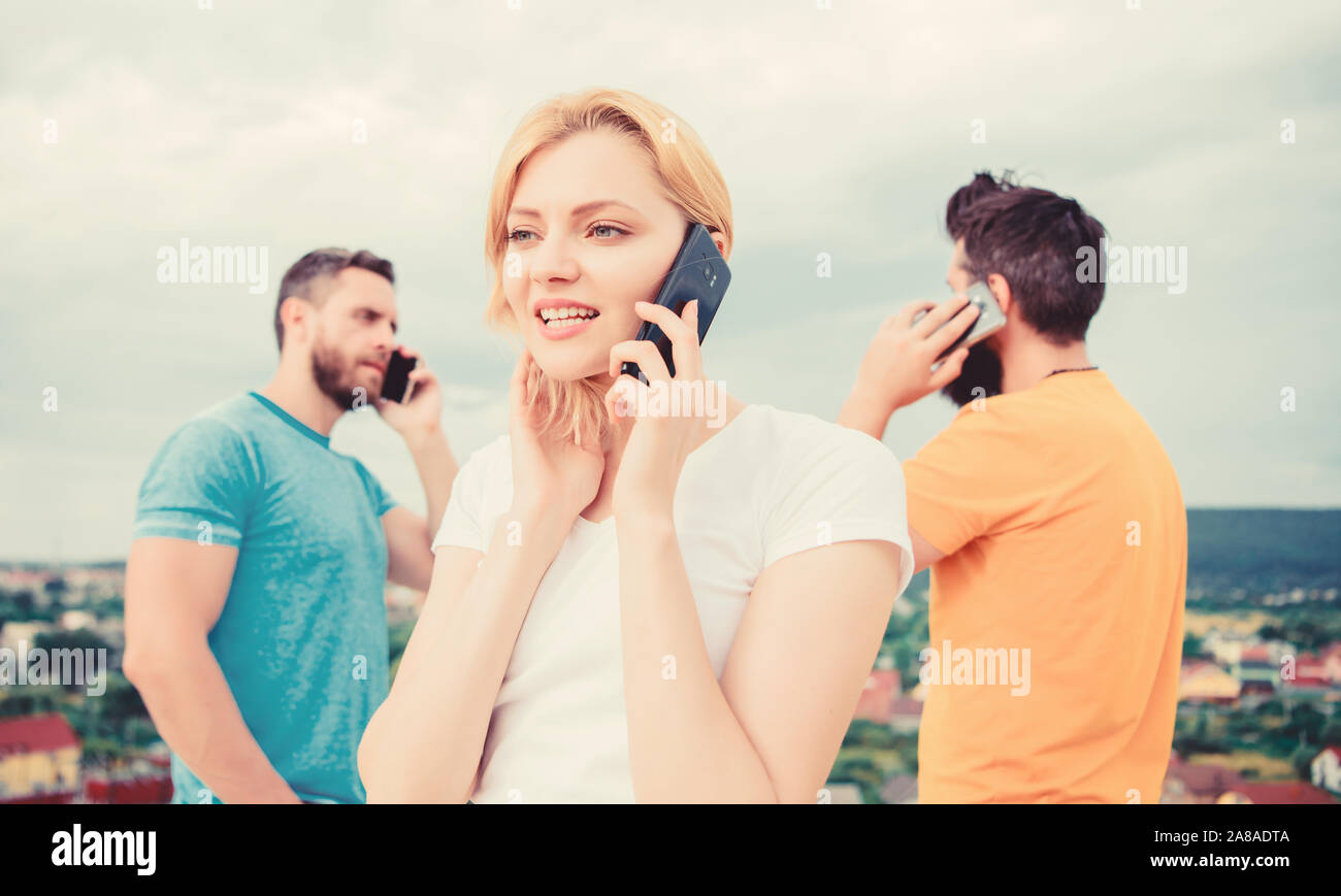 Modern talking via mobile devices. Using mobile communication ...