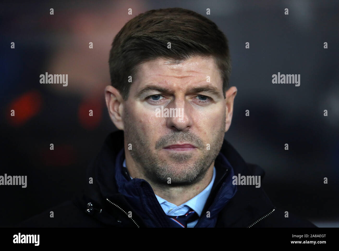 Rangers manager Steven Gerrard during the UEFA Europa League match at ...