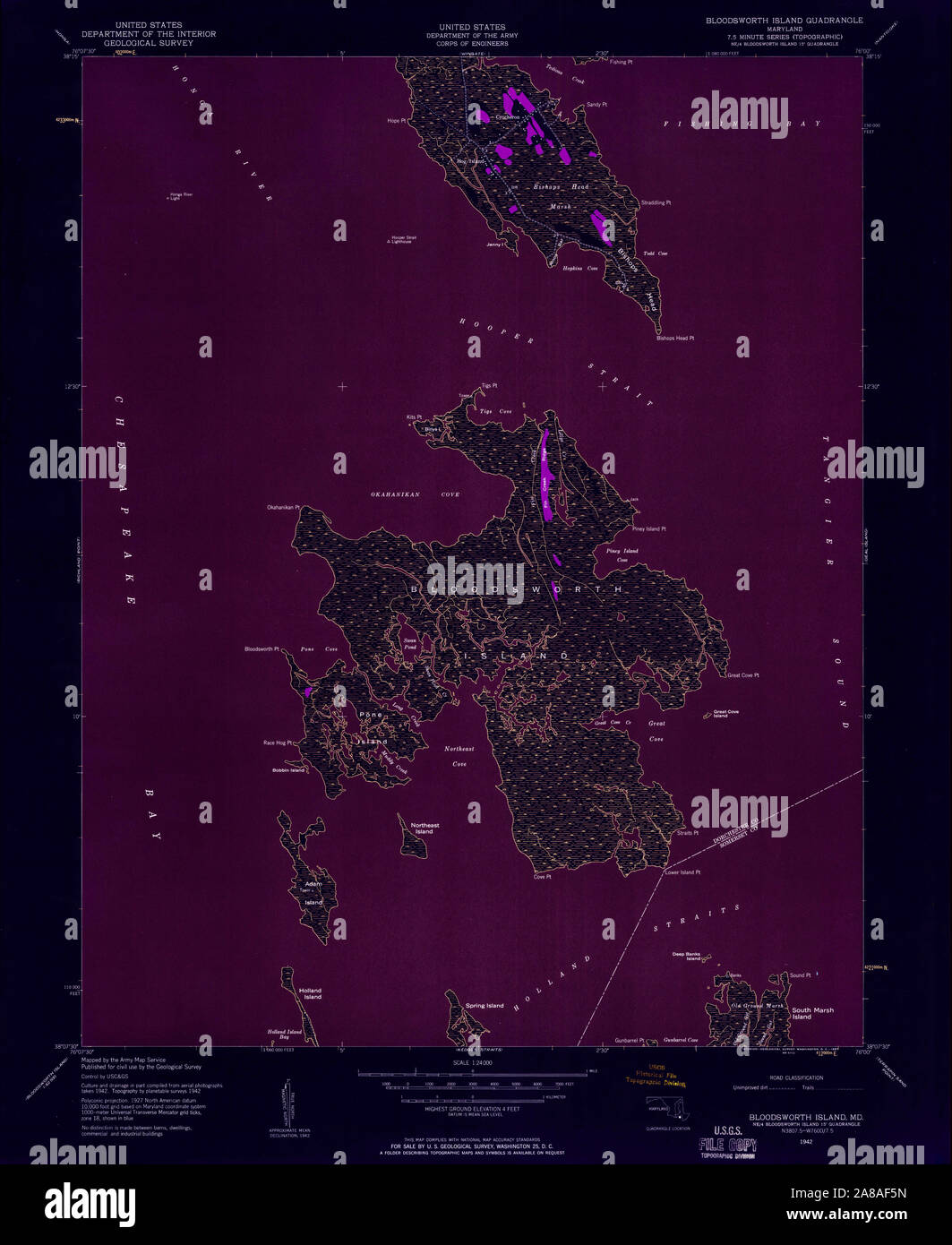 Bloodsworth island hi-res stock photography and images - Alamy