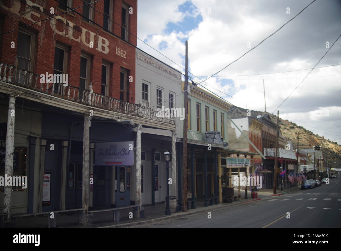 Old wild west saloons in Nevada Stock Photo - Alamy