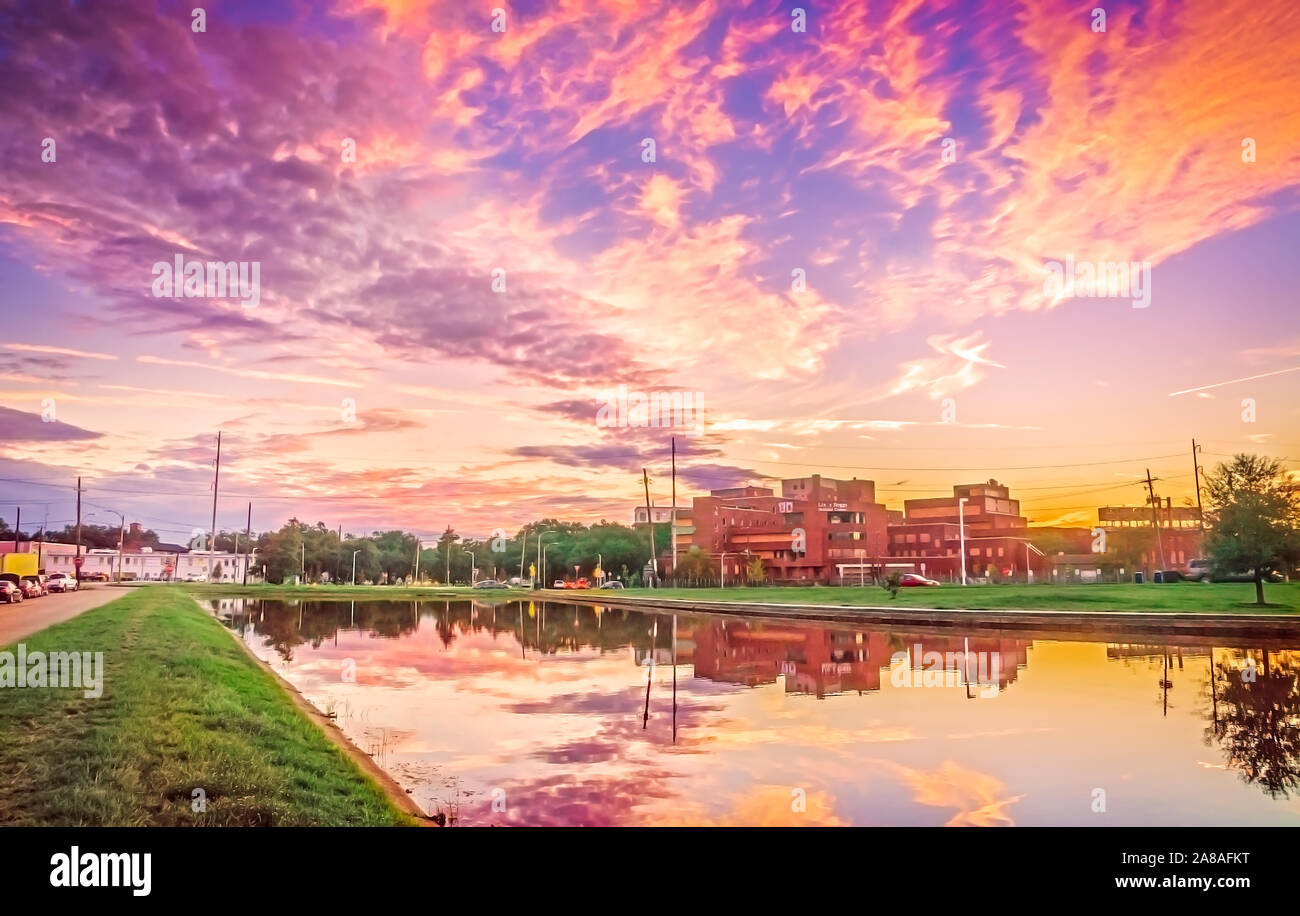 Louisiana Bayou Sunset
