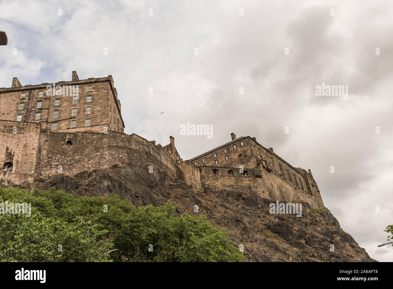 Edinburgh castle wall beautiful hi-res stock photography and images - Alamy