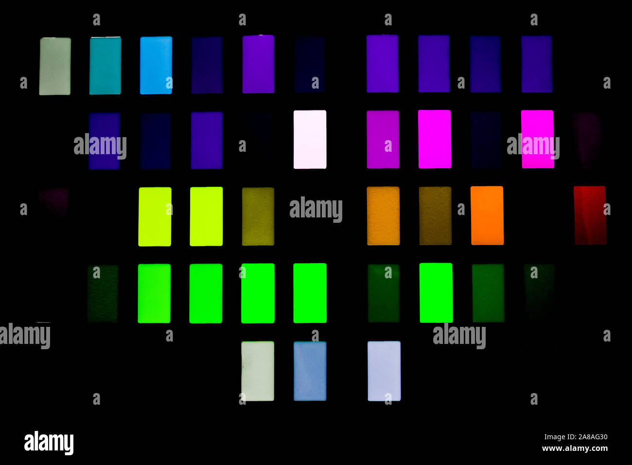 Modern design with geometric colors shape lights Stock Photo - Alamy