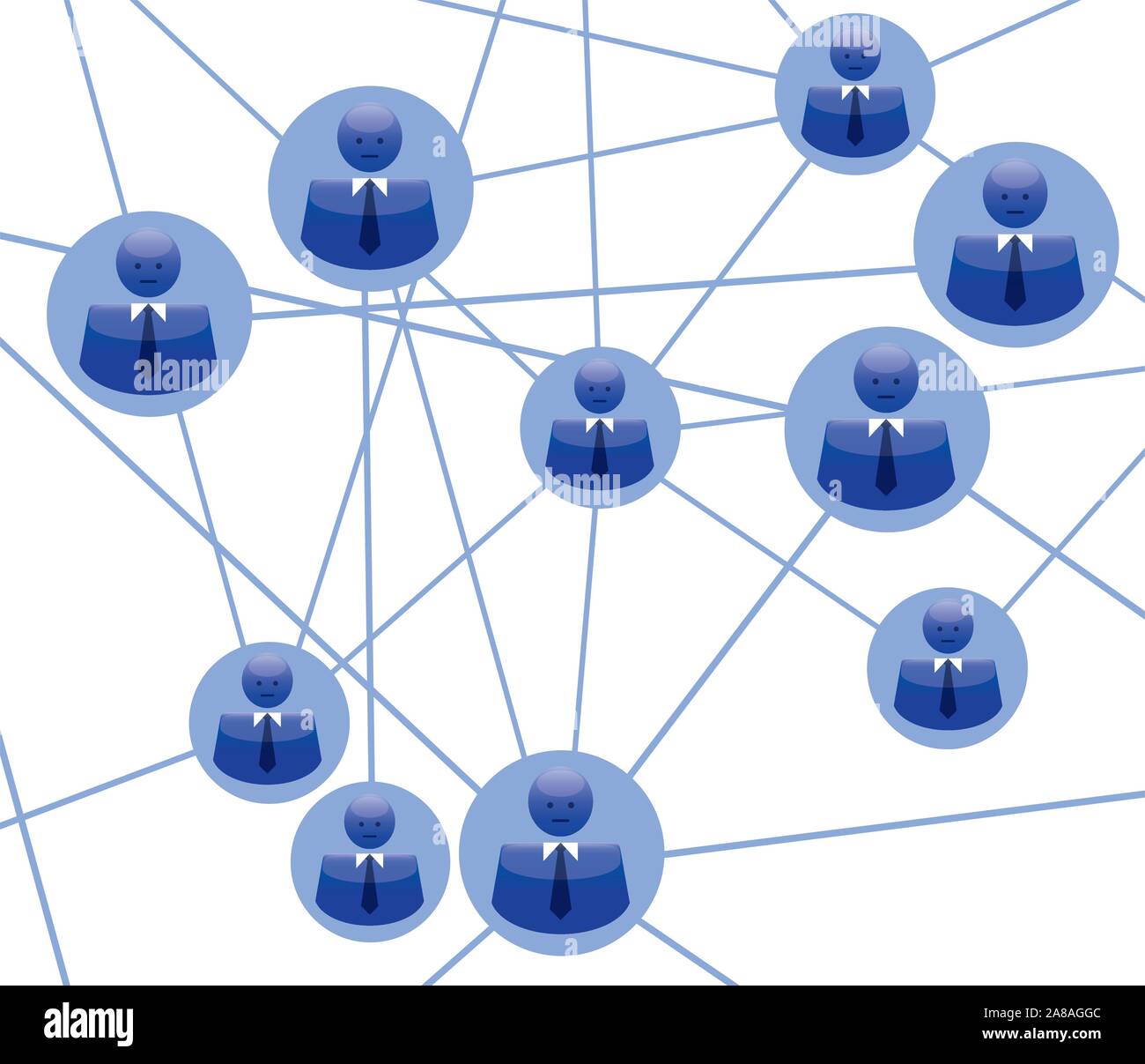 Human outline Icons. Team and communication. Vector Illustration ...