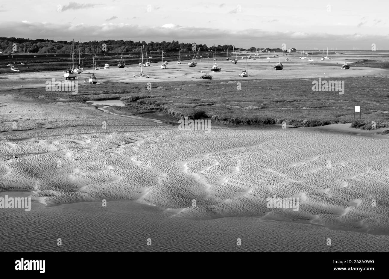 Low tide surface Black and White Stock Photos & Images - Alamy