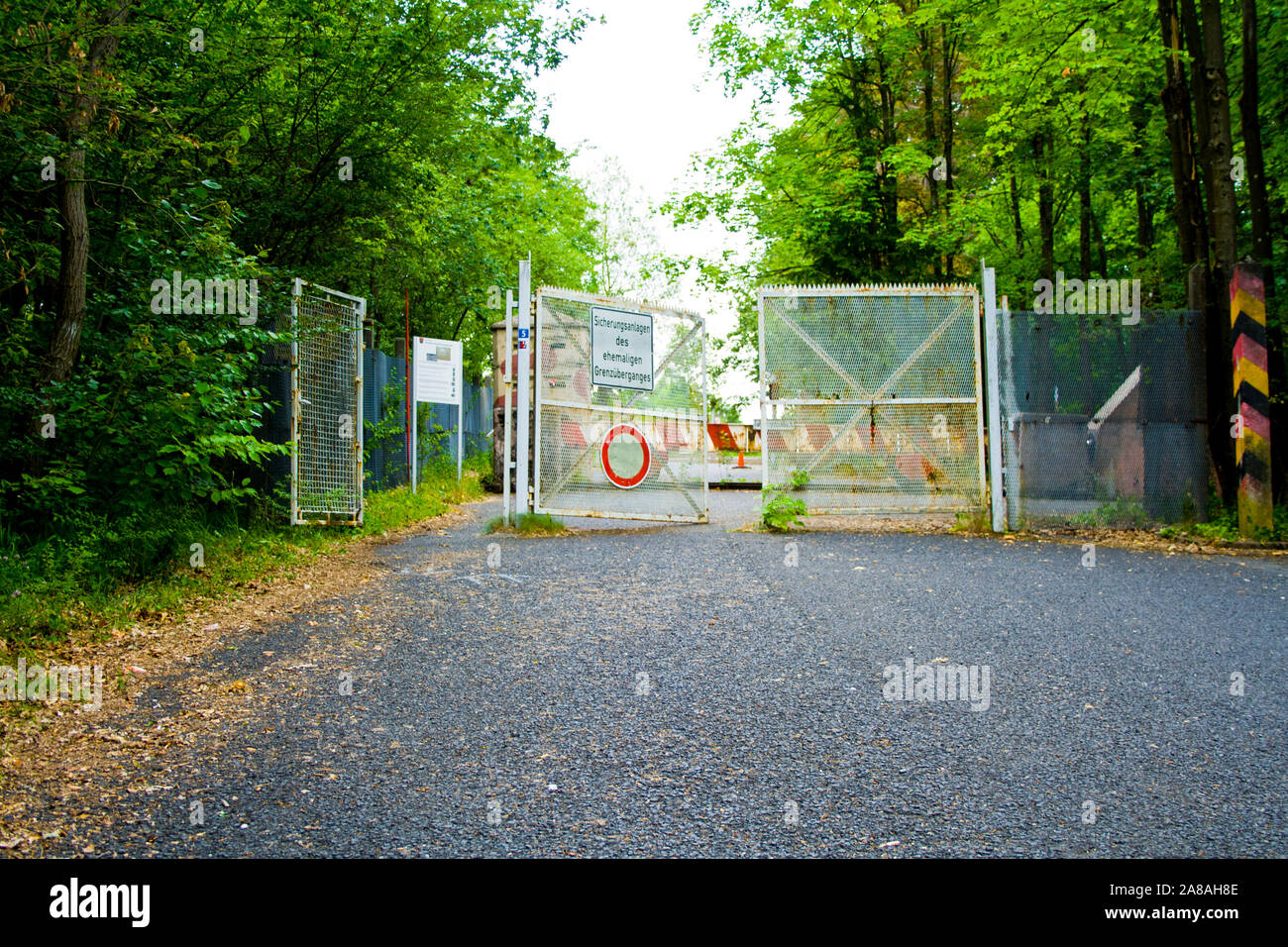 Border station of the former inner German borders between GDR and ...