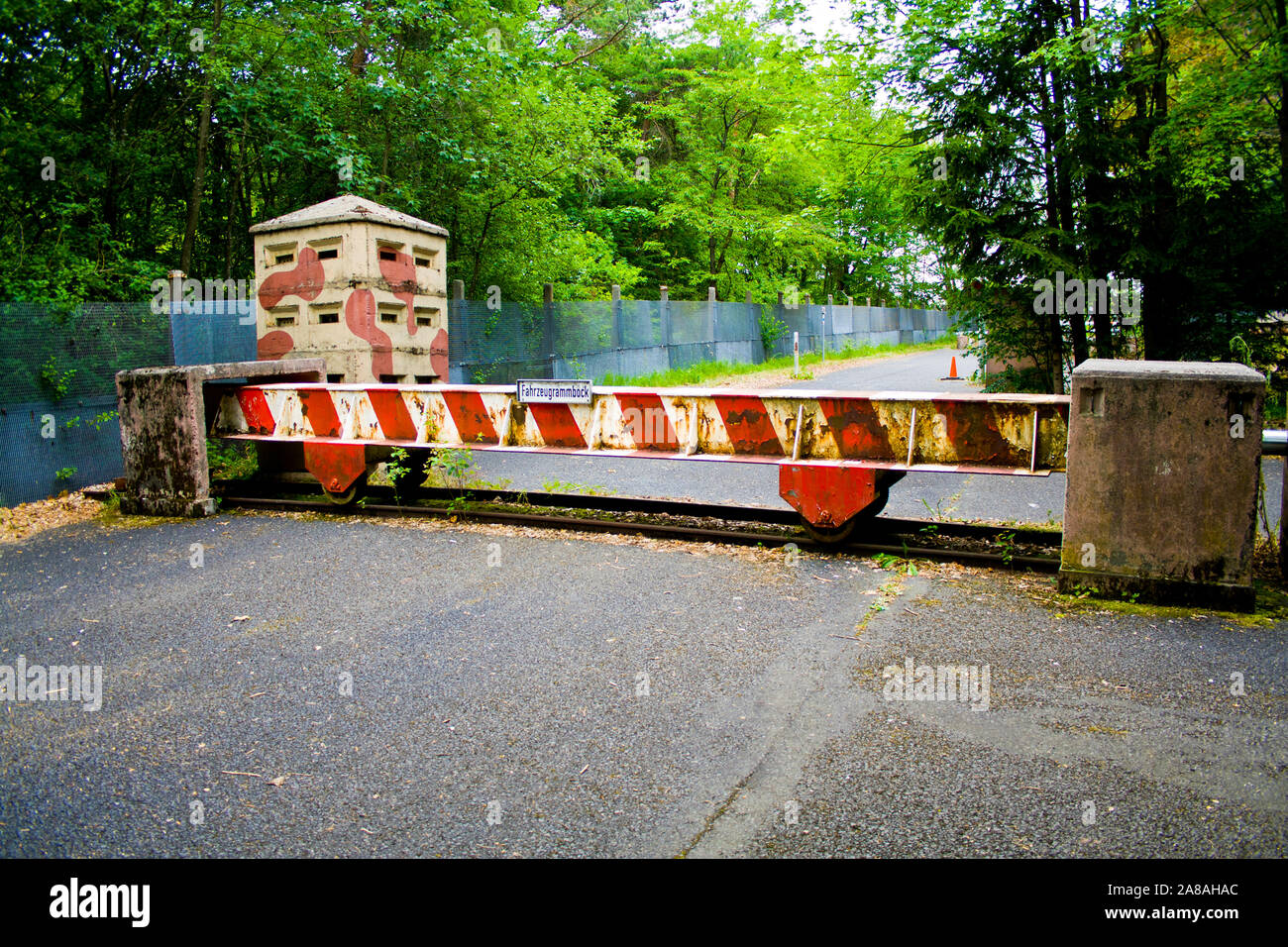 Border station of the former inner German borders between GDR and ...