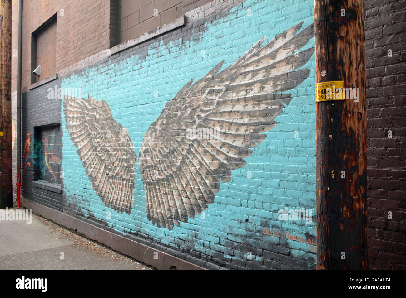Bird mural hi-res stock photography and images - Alamy
