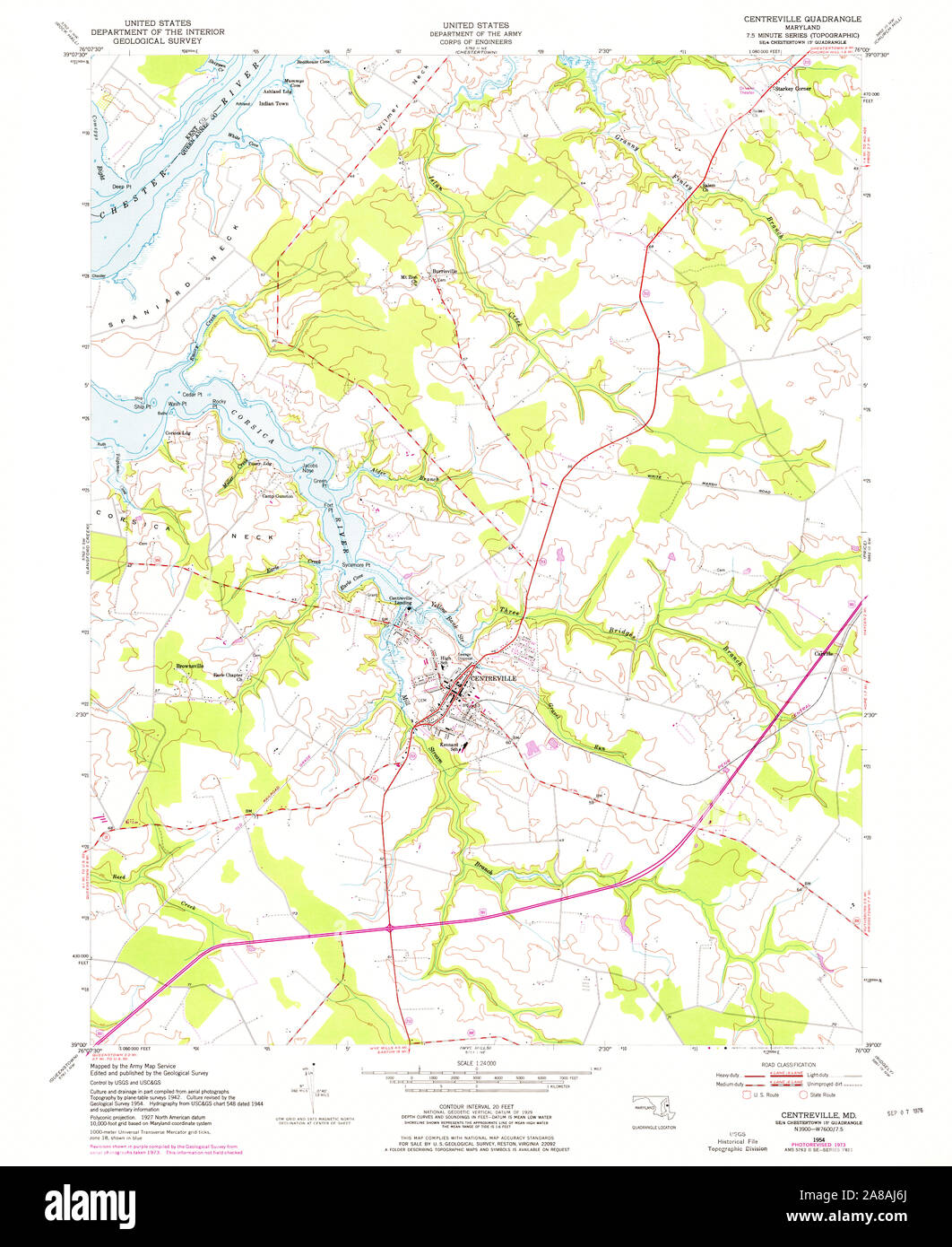 Centreville map hi-res stock photography and images - Alamy