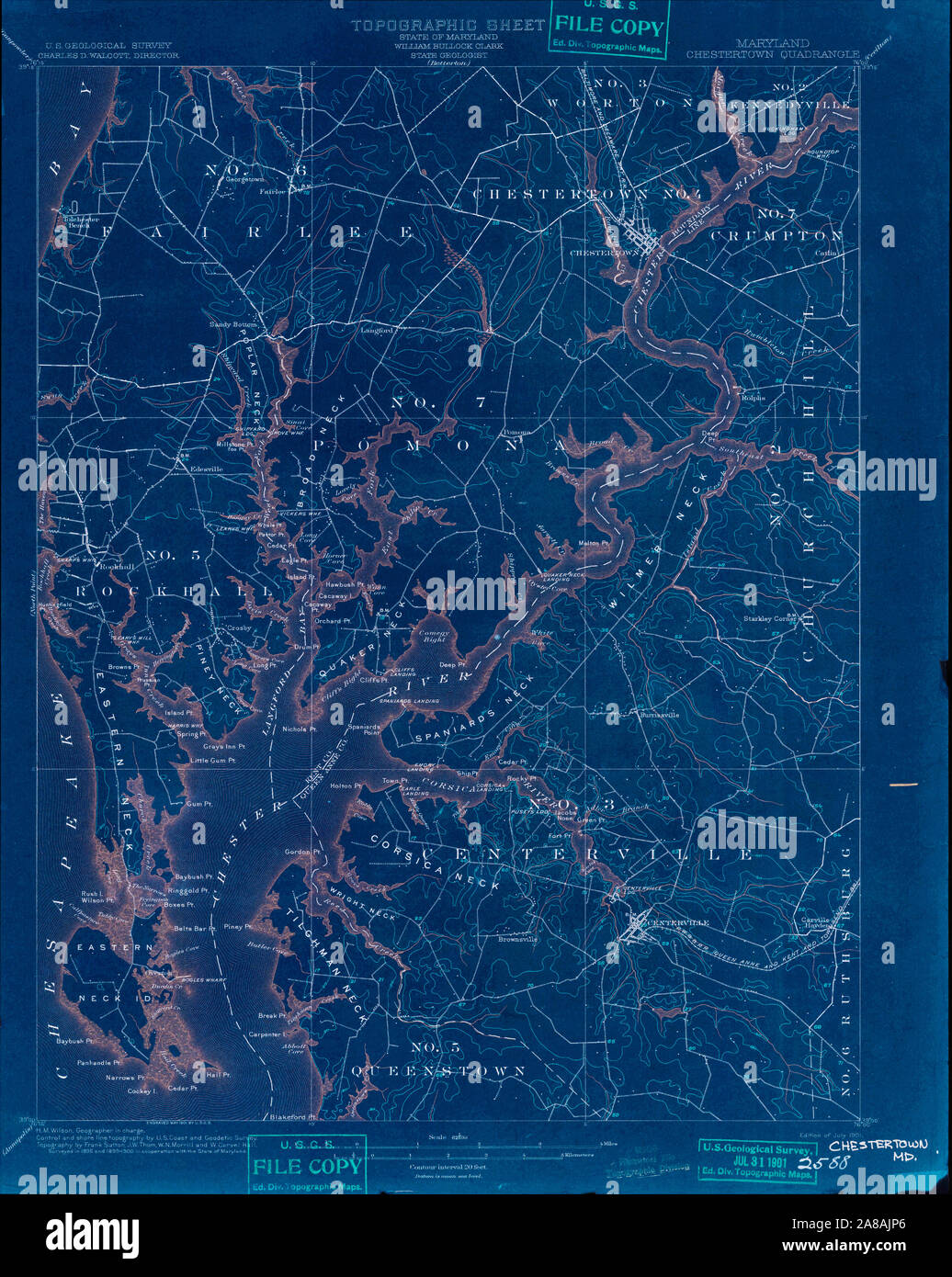 Map of chestertown hi-res stock photography and images - Alamy