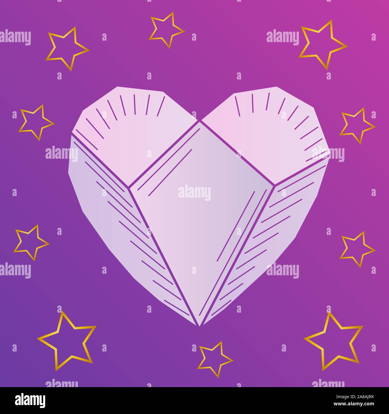 Beautiful pastel crystals drawing. Hand drawn illustration of natural ...