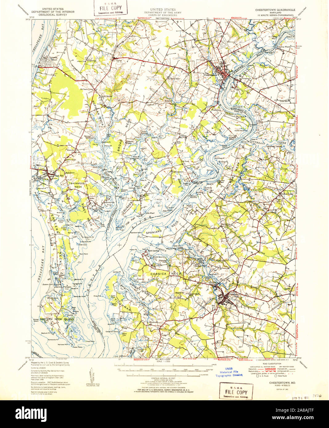 Map of chestertown hi-res stock photography and images - Alamy