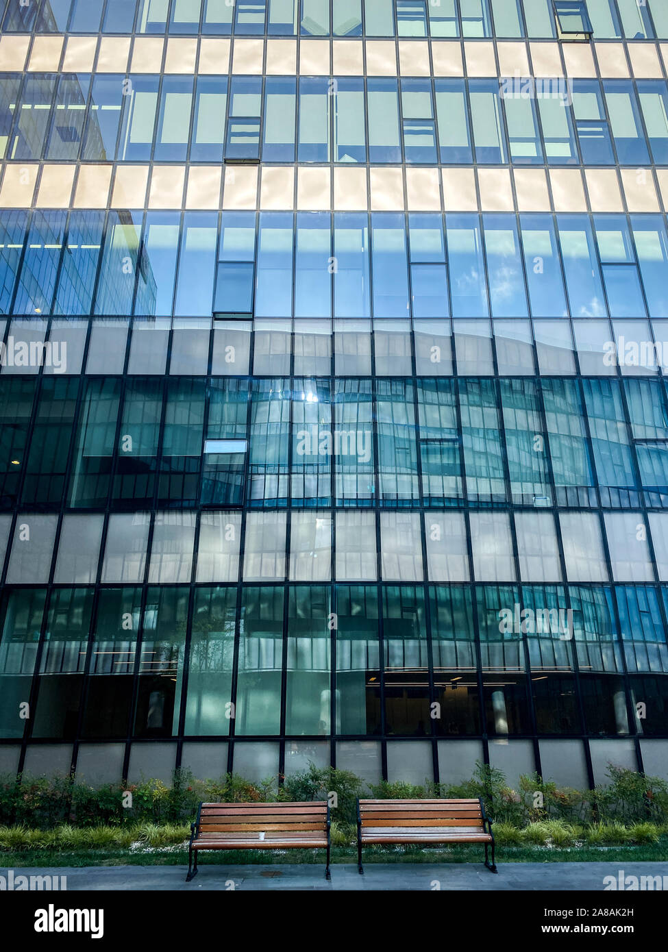 October 24, 2019. Turkey. Istanbul. University Hospital Koch. Facade ...