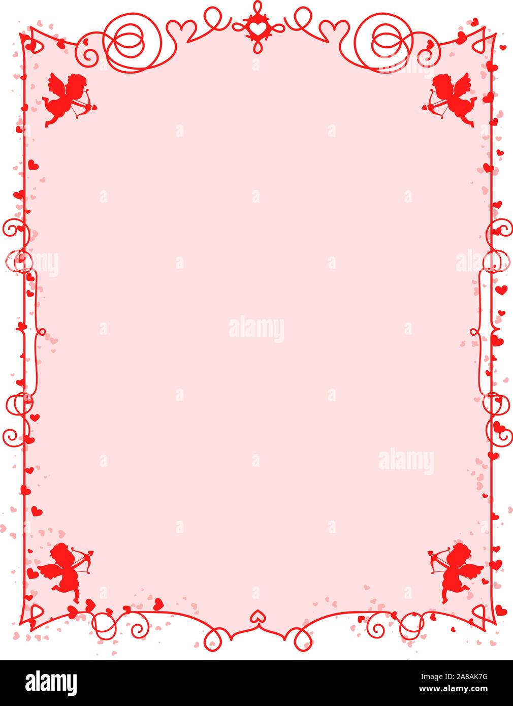 Romantic background frame Stock Vector Image & Art - Alamy