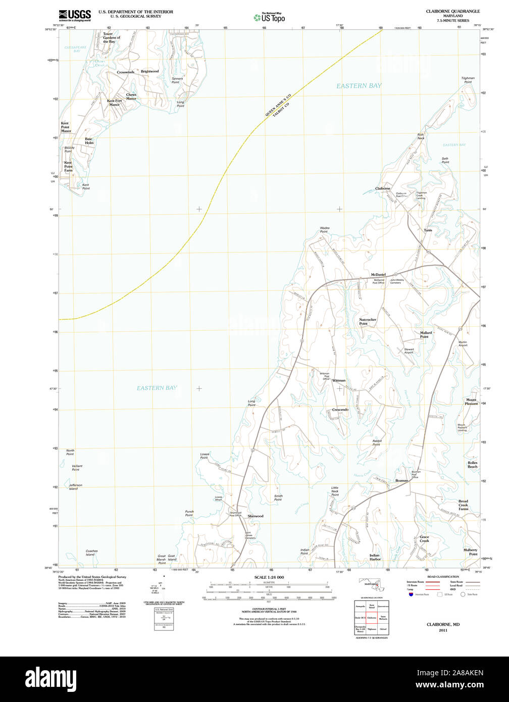 Claiborne map hi-res stock photography and images - Alamy