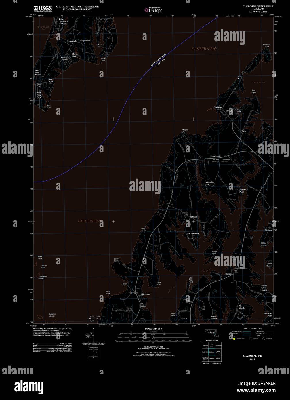 Claiborne map hi-res stock photography and images - Alamy
