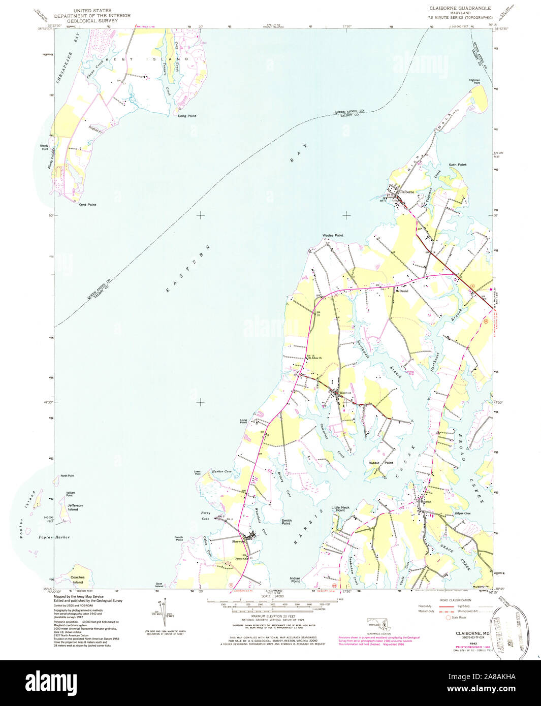 Claiborne map hi-res stock photography and images - Alamy