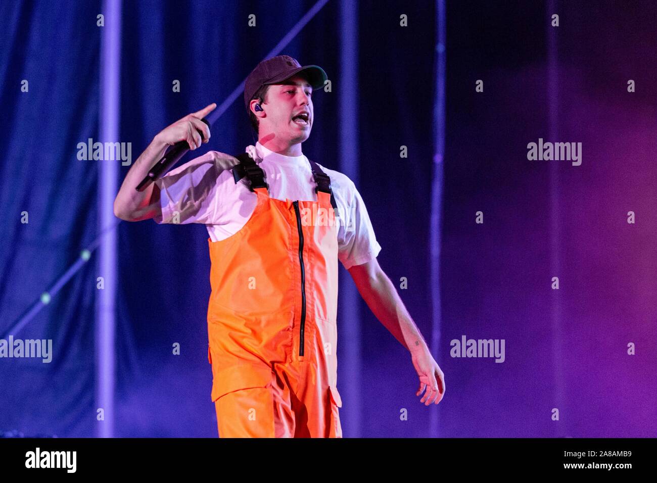 November 3, 2019, Las Vegas, Nevada, U.S: MATT CHAMPION of Brockhampton ...