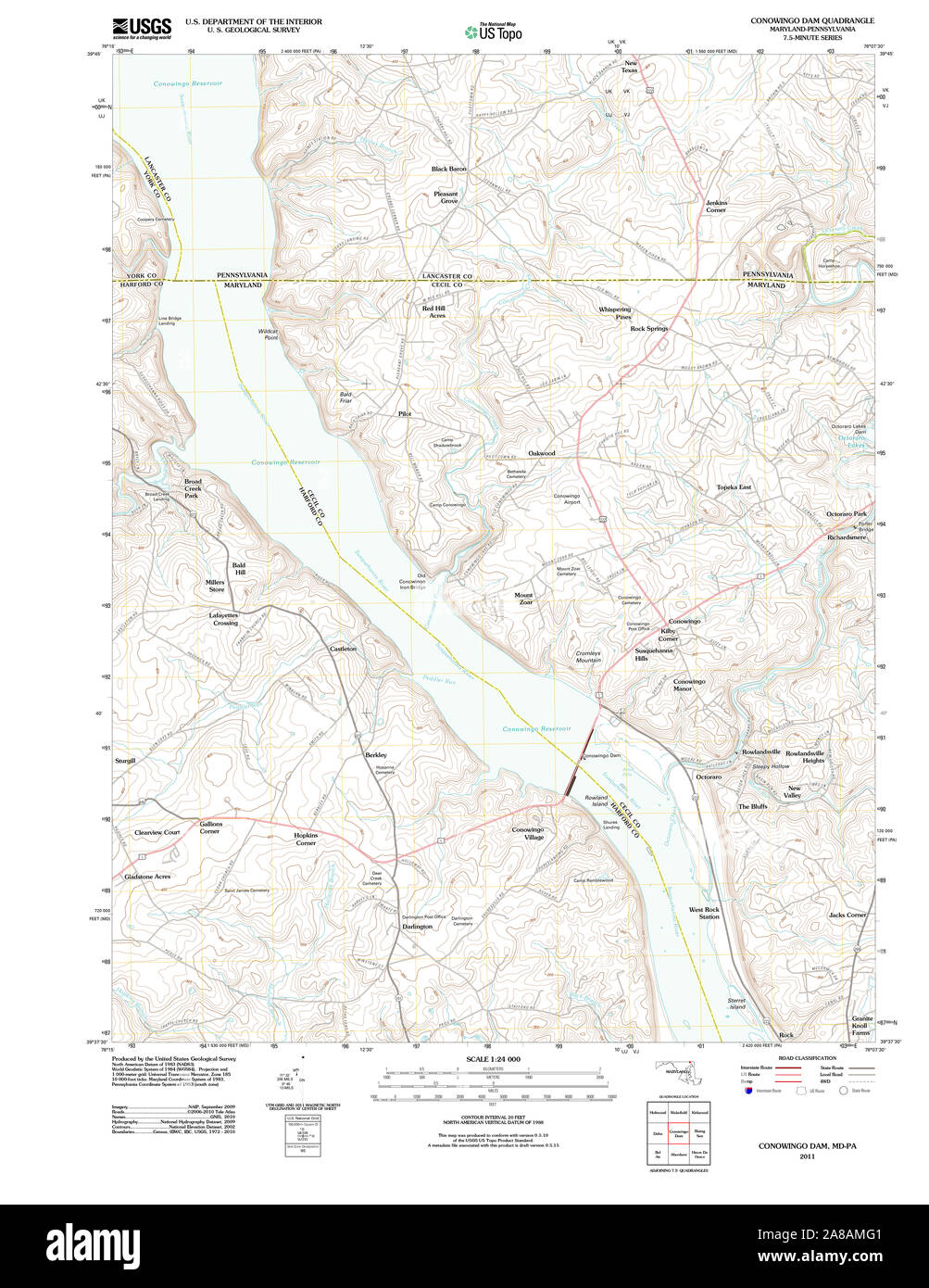 Conowingo dam Cut Out Stock Images & Pictures - Alamy