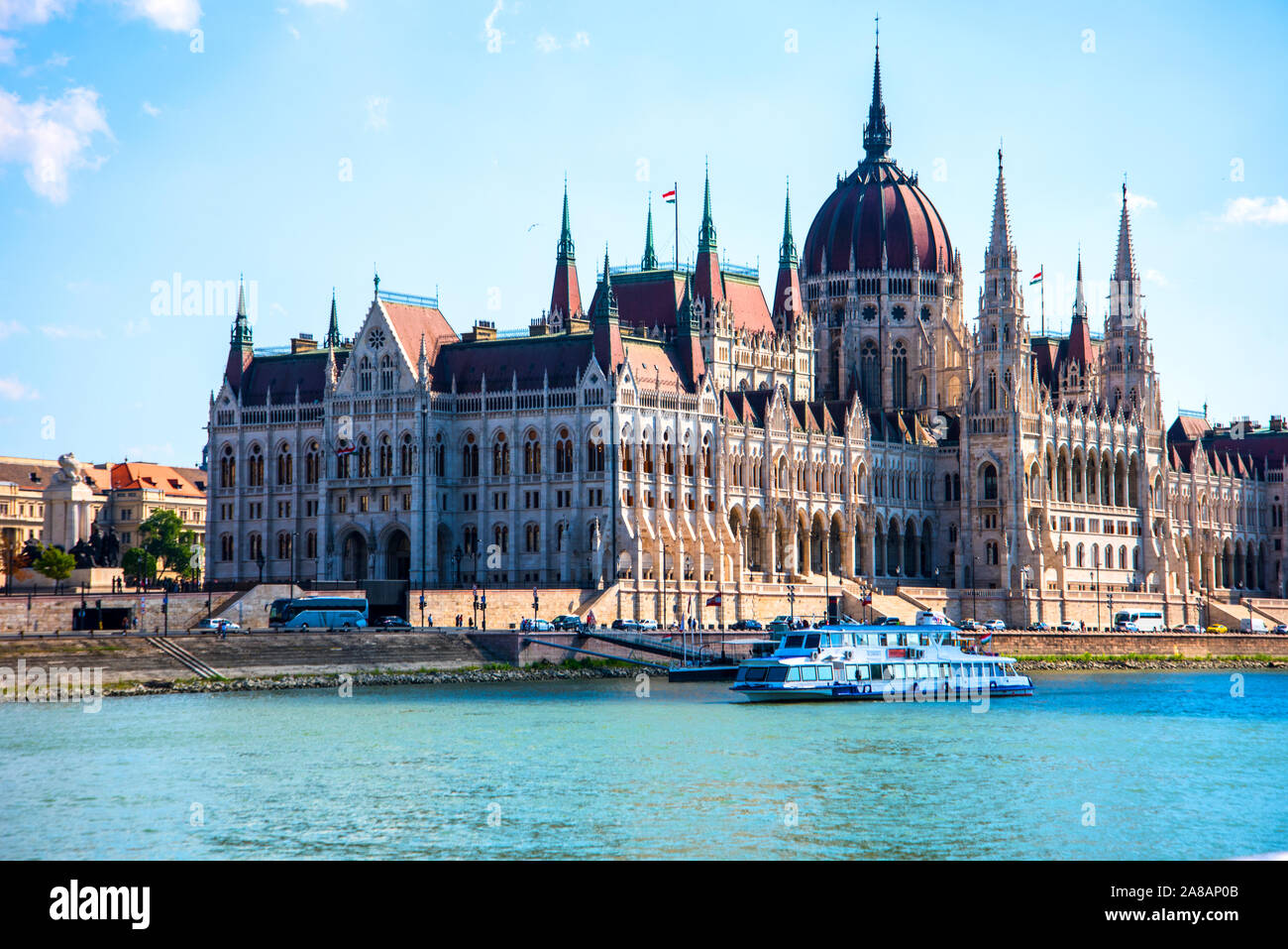 The Houses of Parliament in Budapest the Capital city of Hungary. EU ...
