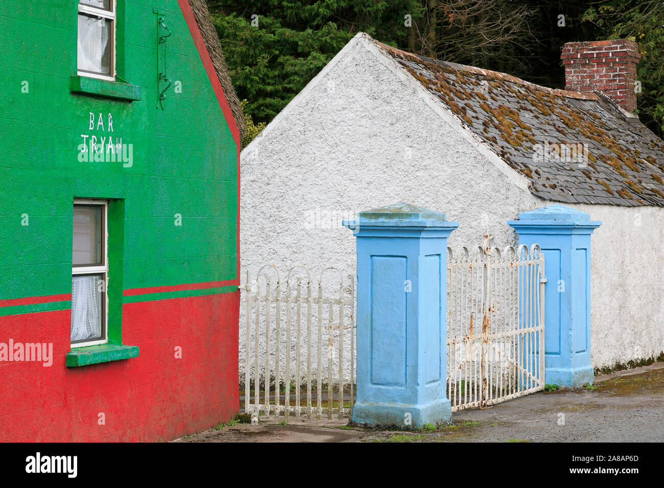 Old Pub, Clogheen Village, County Tipperary, Ireland Stock Photo - Alamy