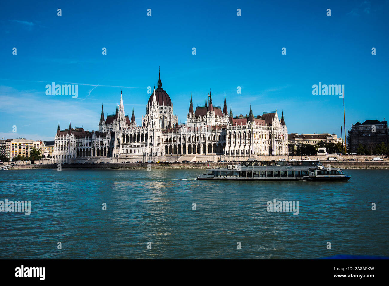 The Houses of Parliament in Budapest the Capital city of Hungary. EU ...