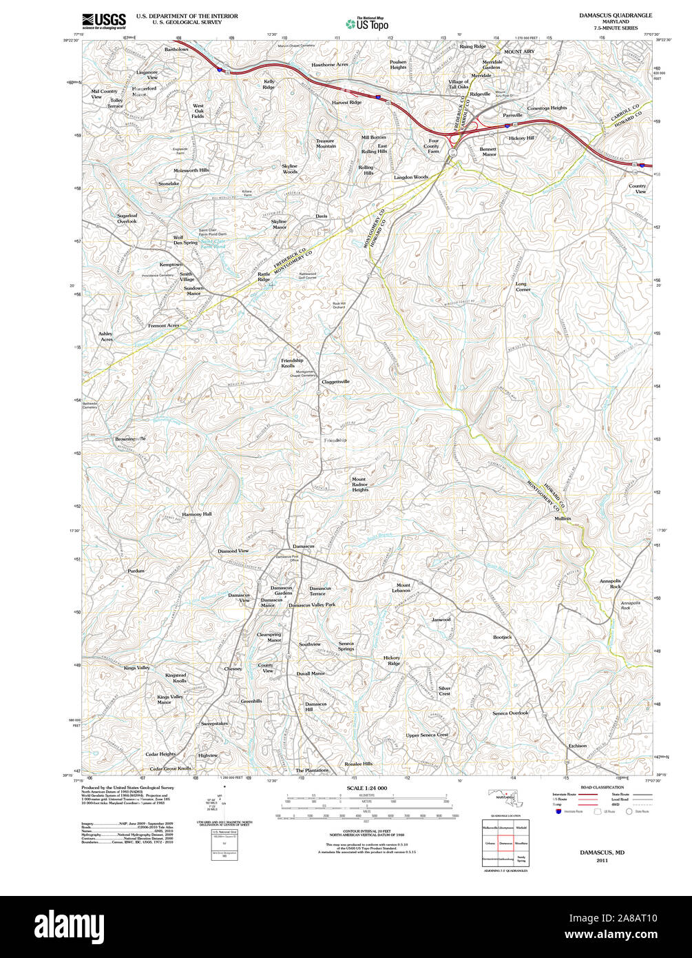Map of damascus Cut Out Stock Images & Pictures - Alamy