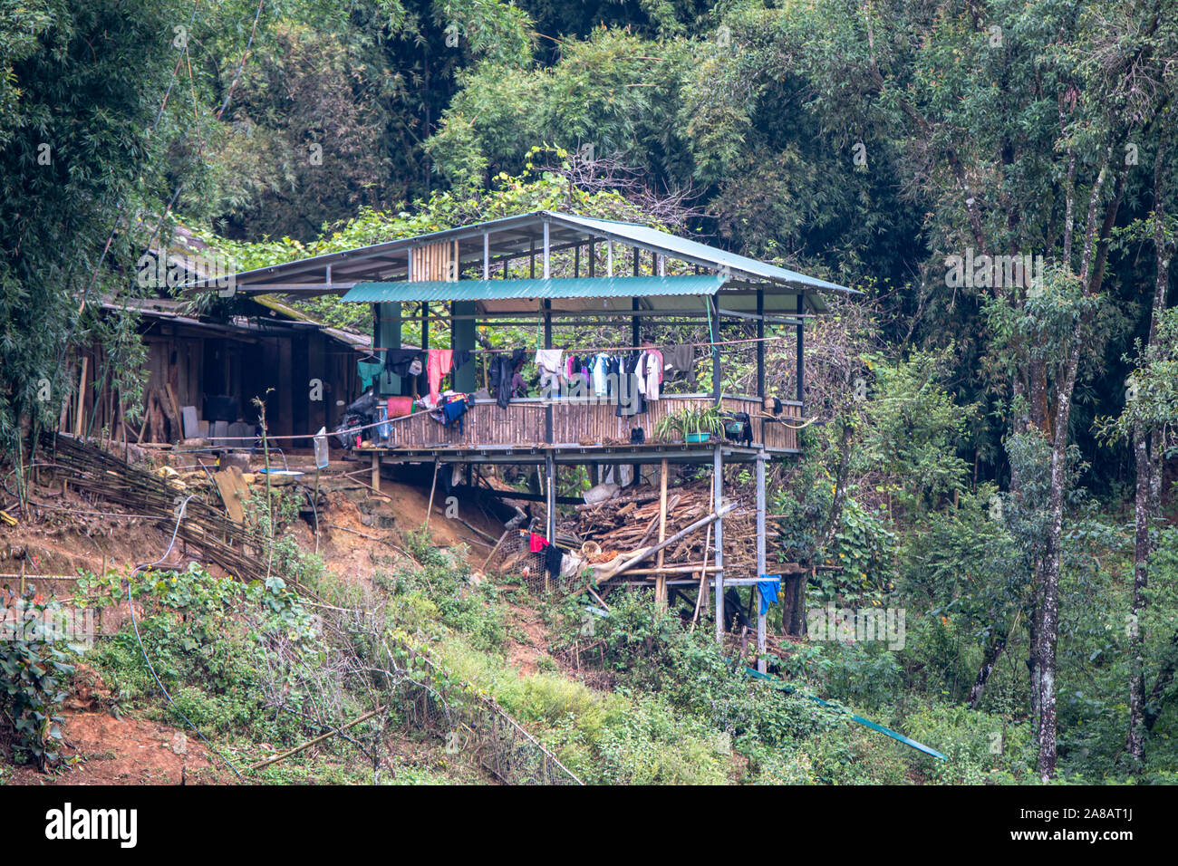 At home in a lao village hi-res stock photography and images - Alamy