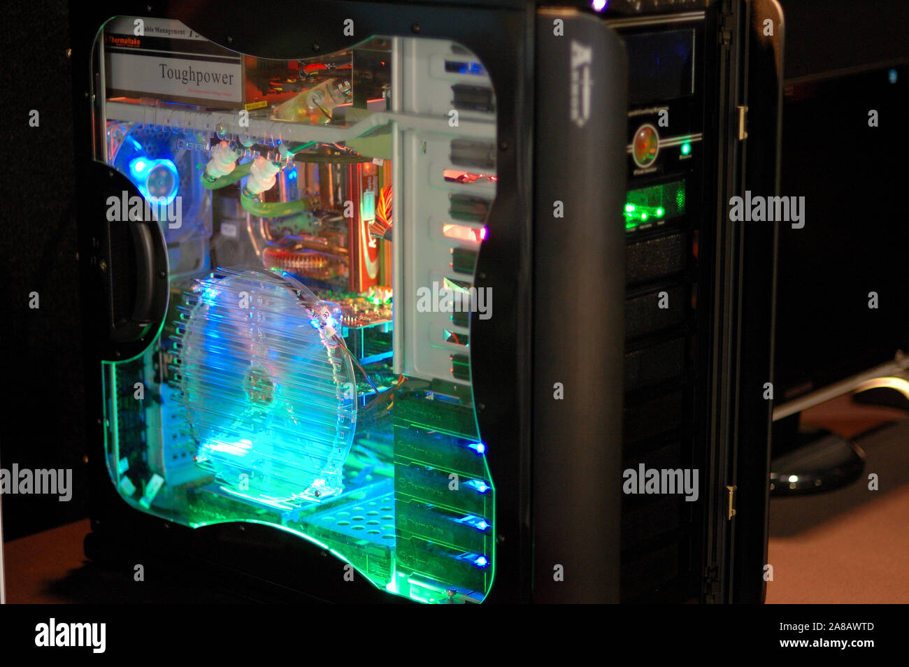 gamers competing in cyber games using computers, gaming consoles and ...