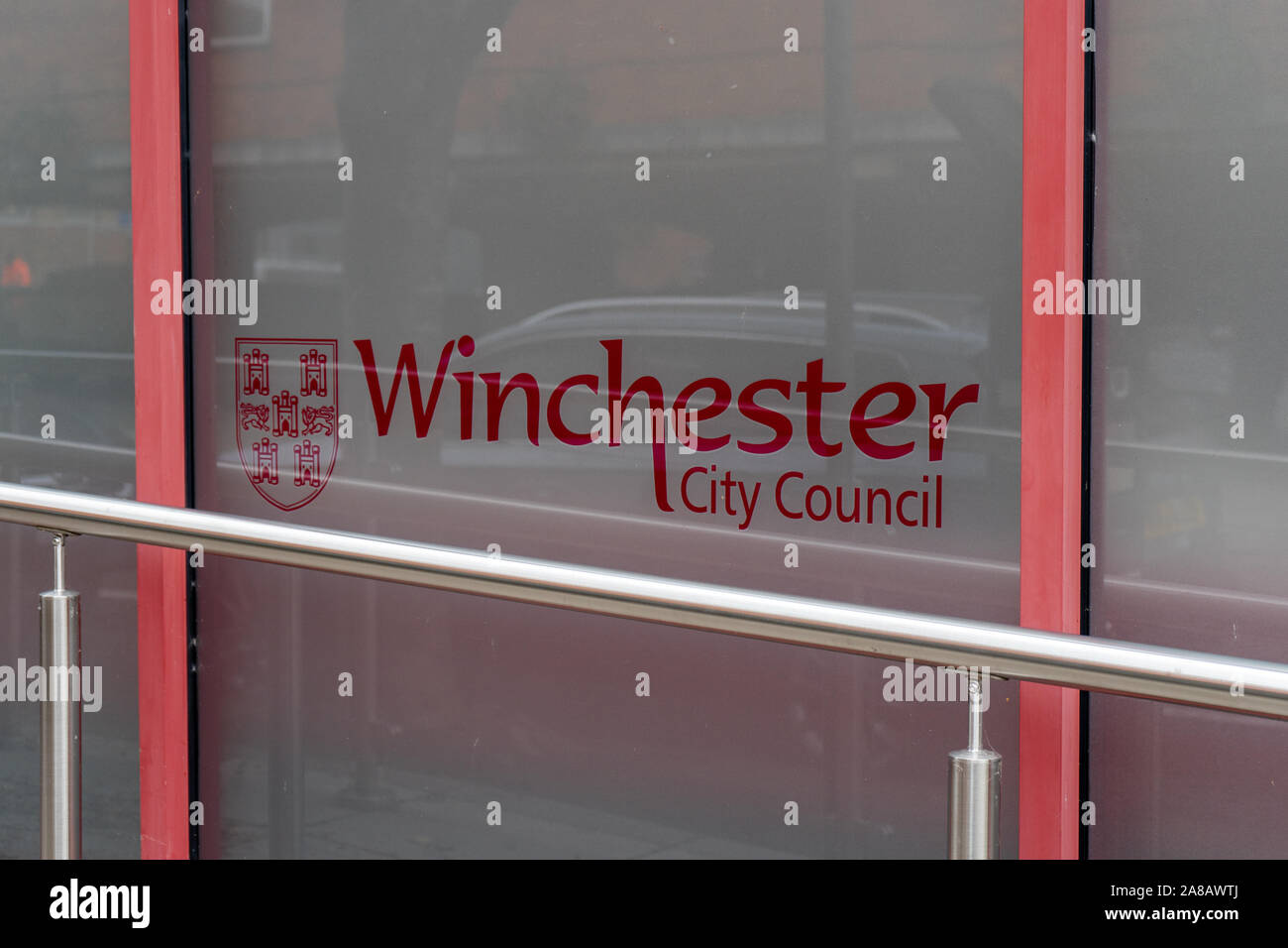 Winchester council sign hi-res stock photography and images - Alamy