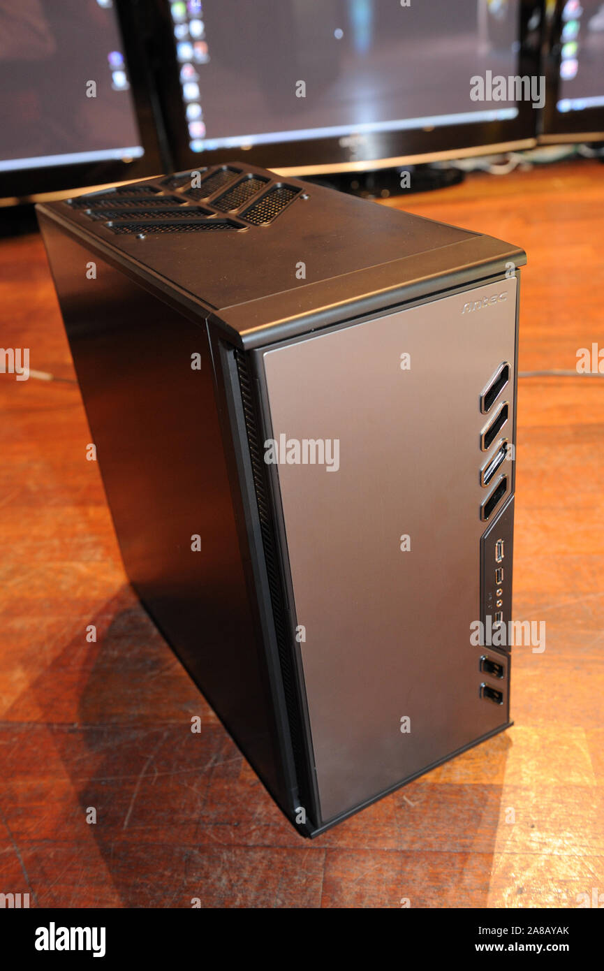 gamers competing in cyber games using computers, gaming consoles and ...