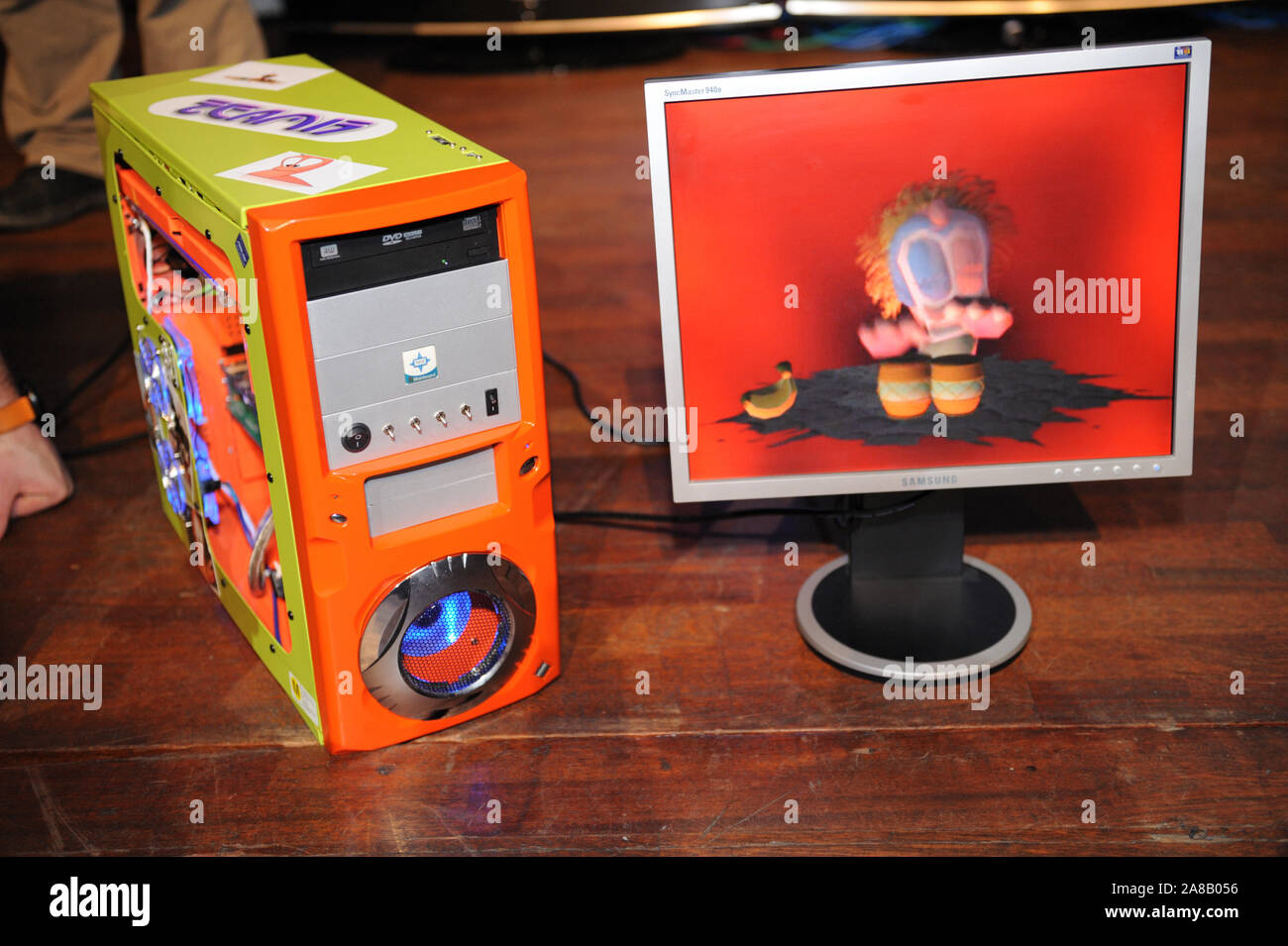 gamers competing in cyber games using computers, gaming consoles and ...