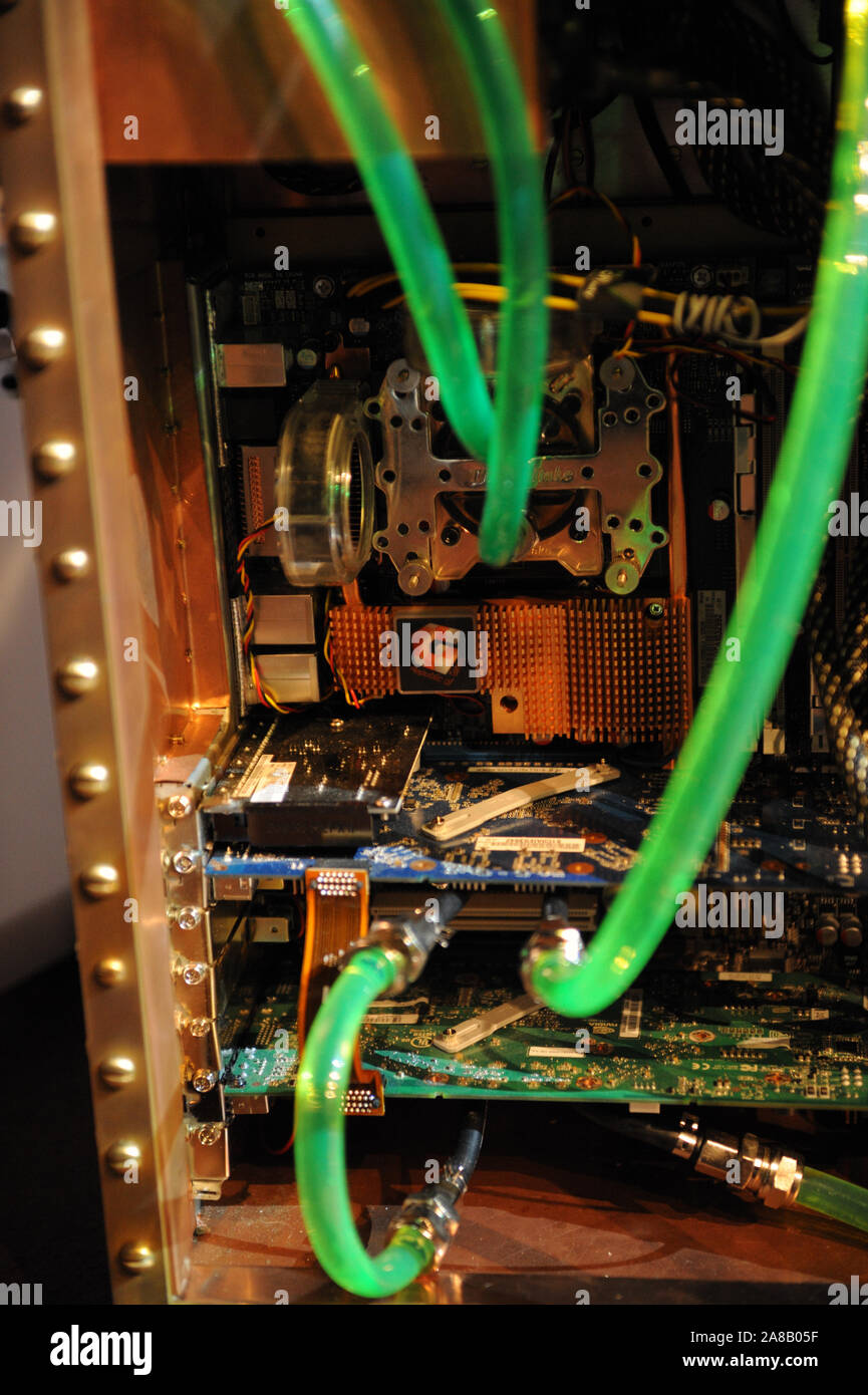 gamers competing in cyber games using computers, gaming consoles and ...