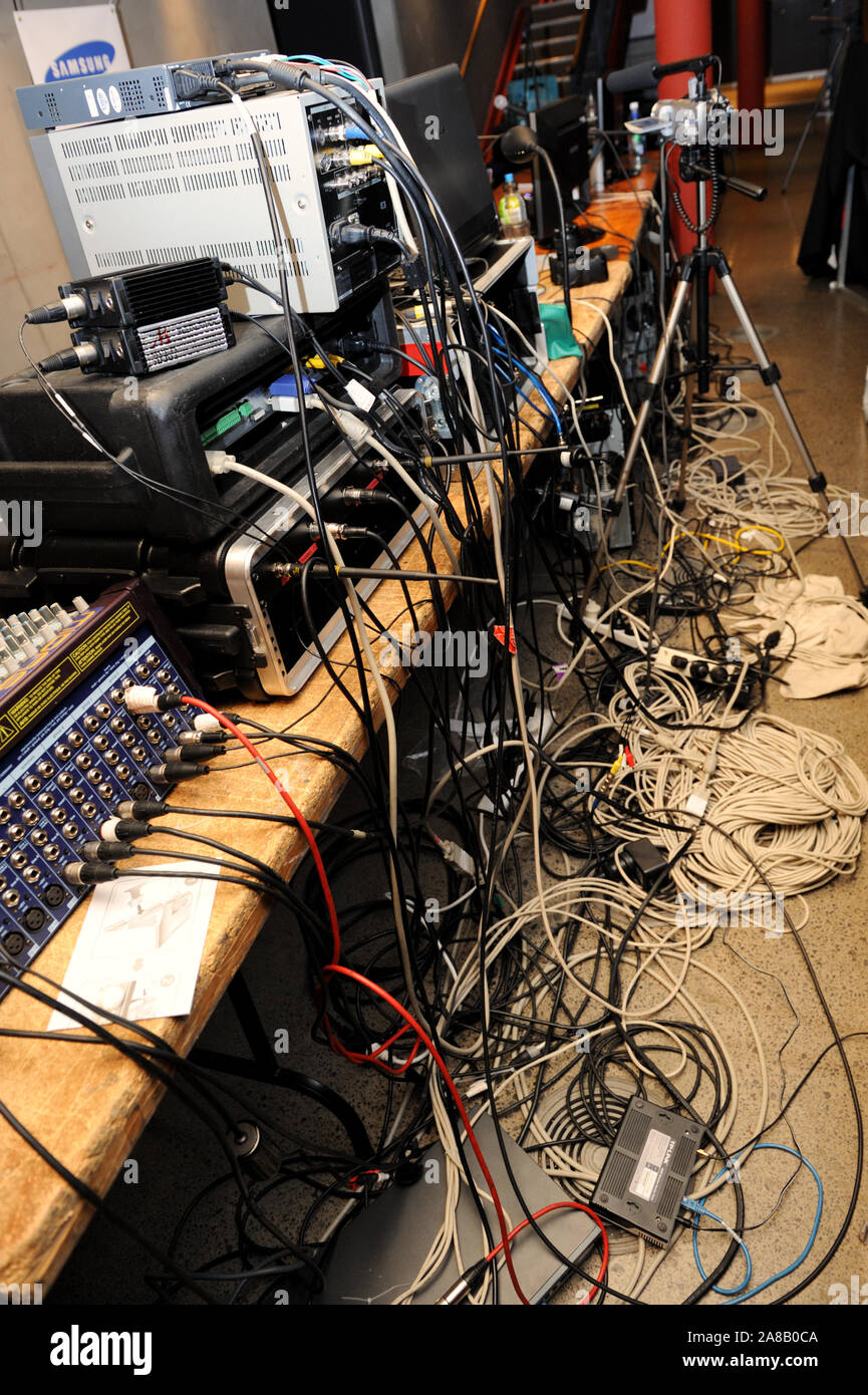 gamers competing in cyber games using computers, gaming consoles and ...